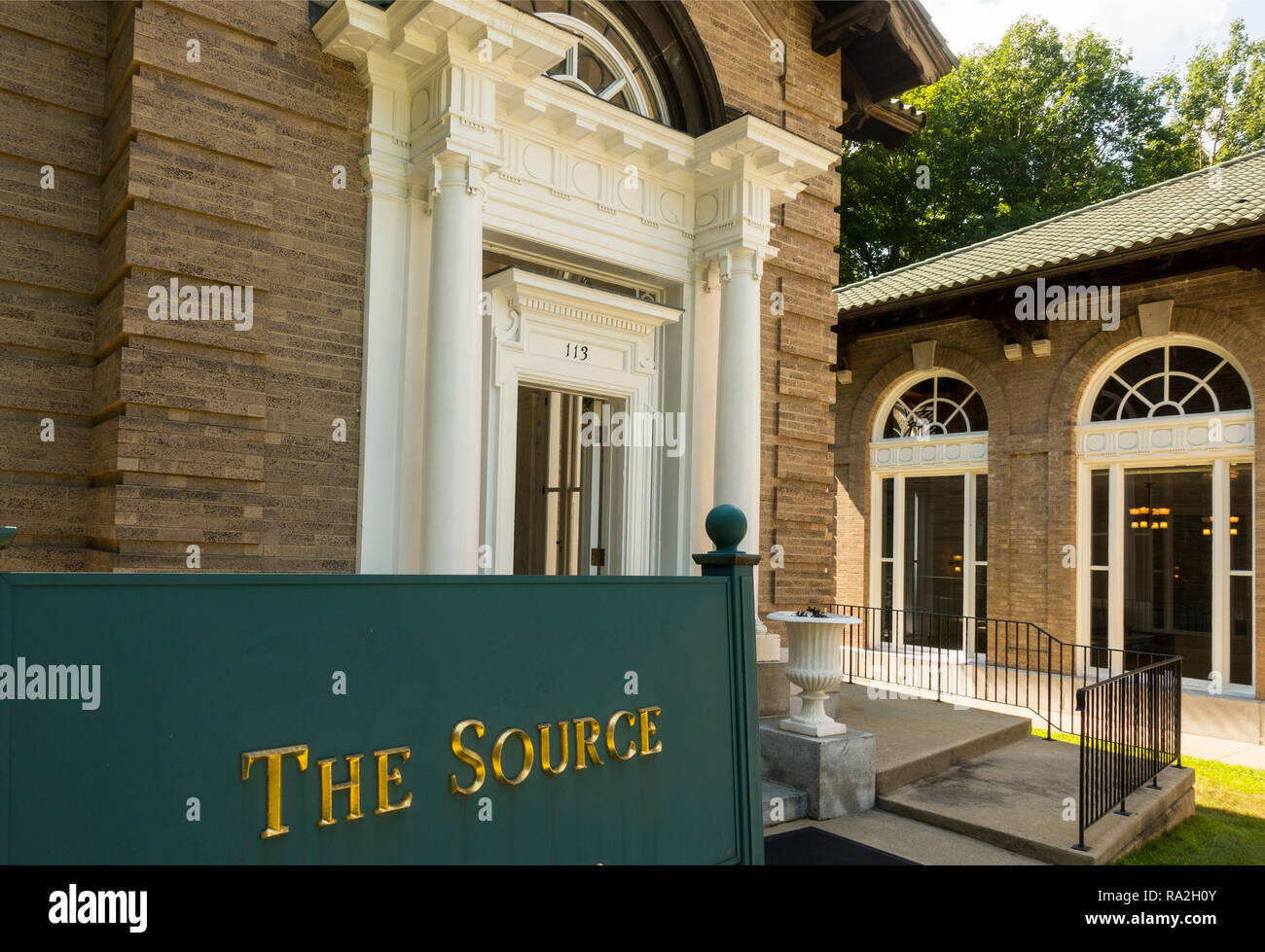 Poland Spring museum and environmental education center Maine Stock ...