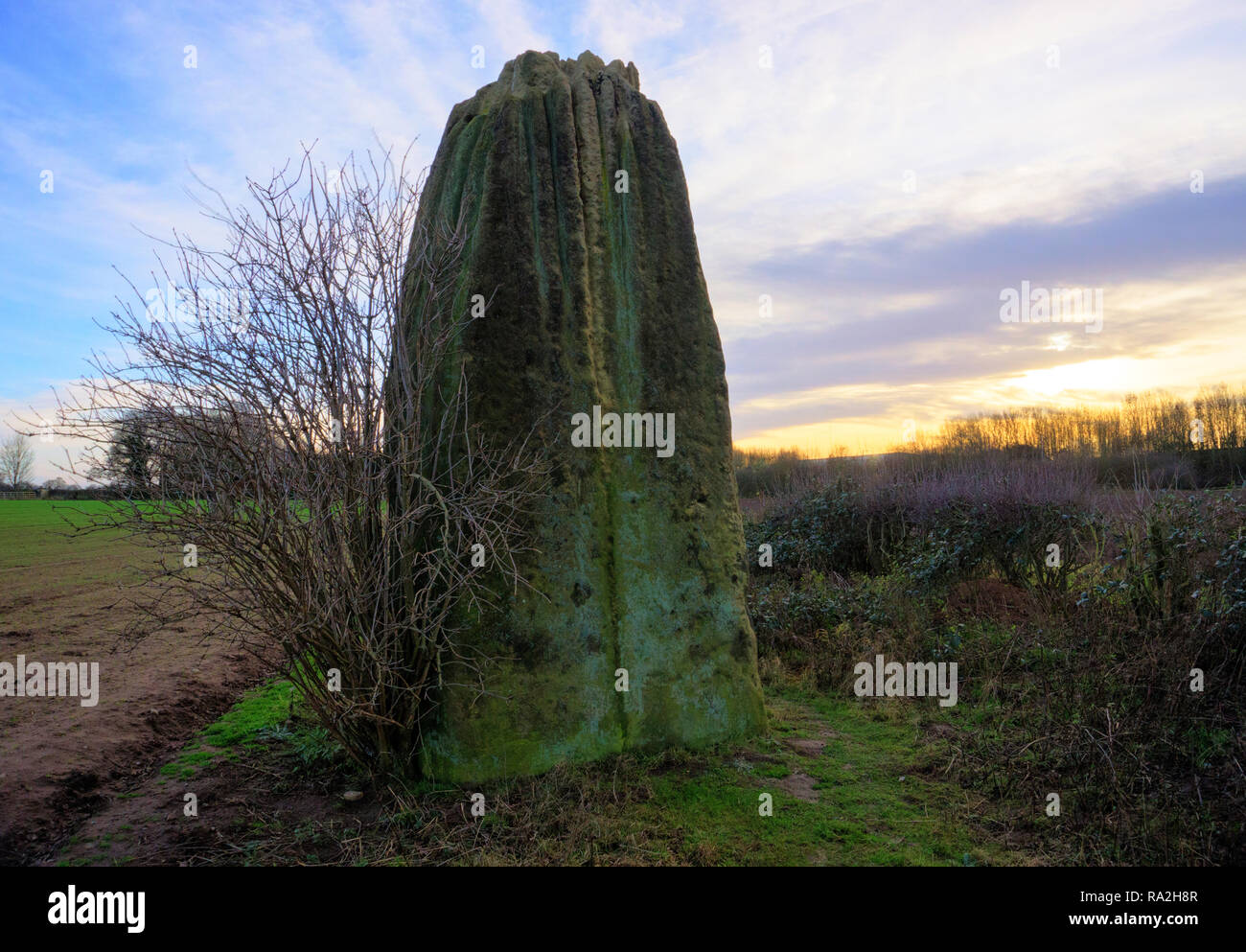 The Devil's Arrows Standing Stones near Boroughbridge, Yorkshire Stock ...