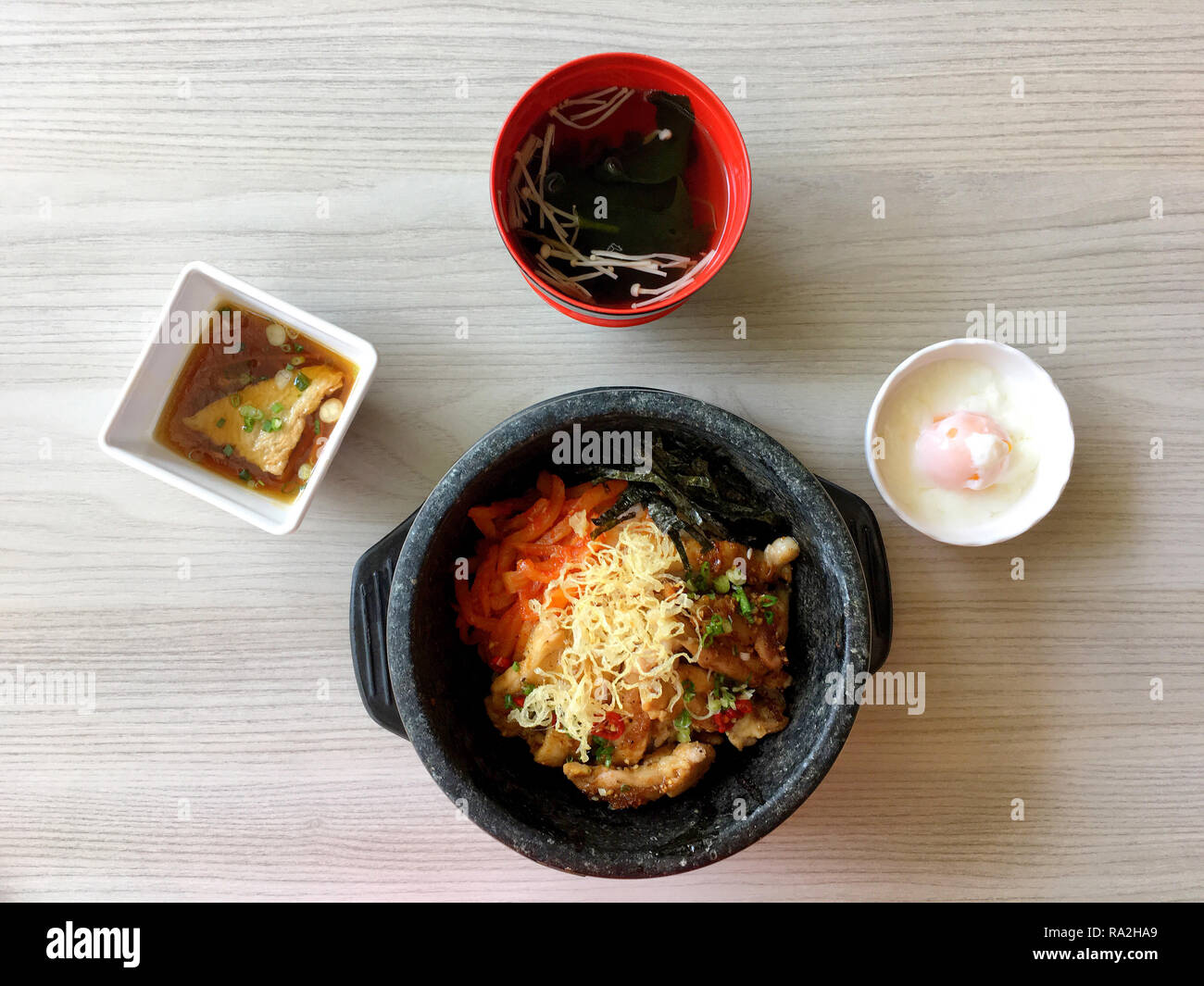 Photo of Korean lunch set Stock Photo - Alamy