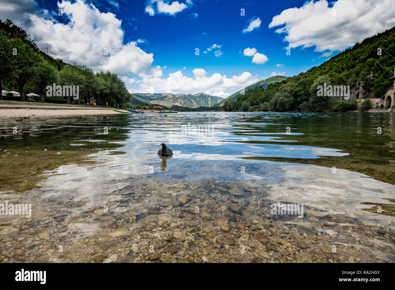 Lago di Scanno, Abruzzo National Park, Italy Stock Photo - Alamy