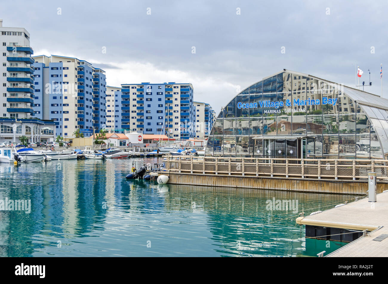 Gibraltar, British Overseas Territory - November 8, 2018: Ocean Village ...