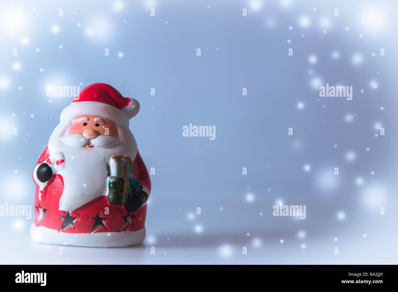 Santa claus falling snow on hi-res stock photography and images - Alamy