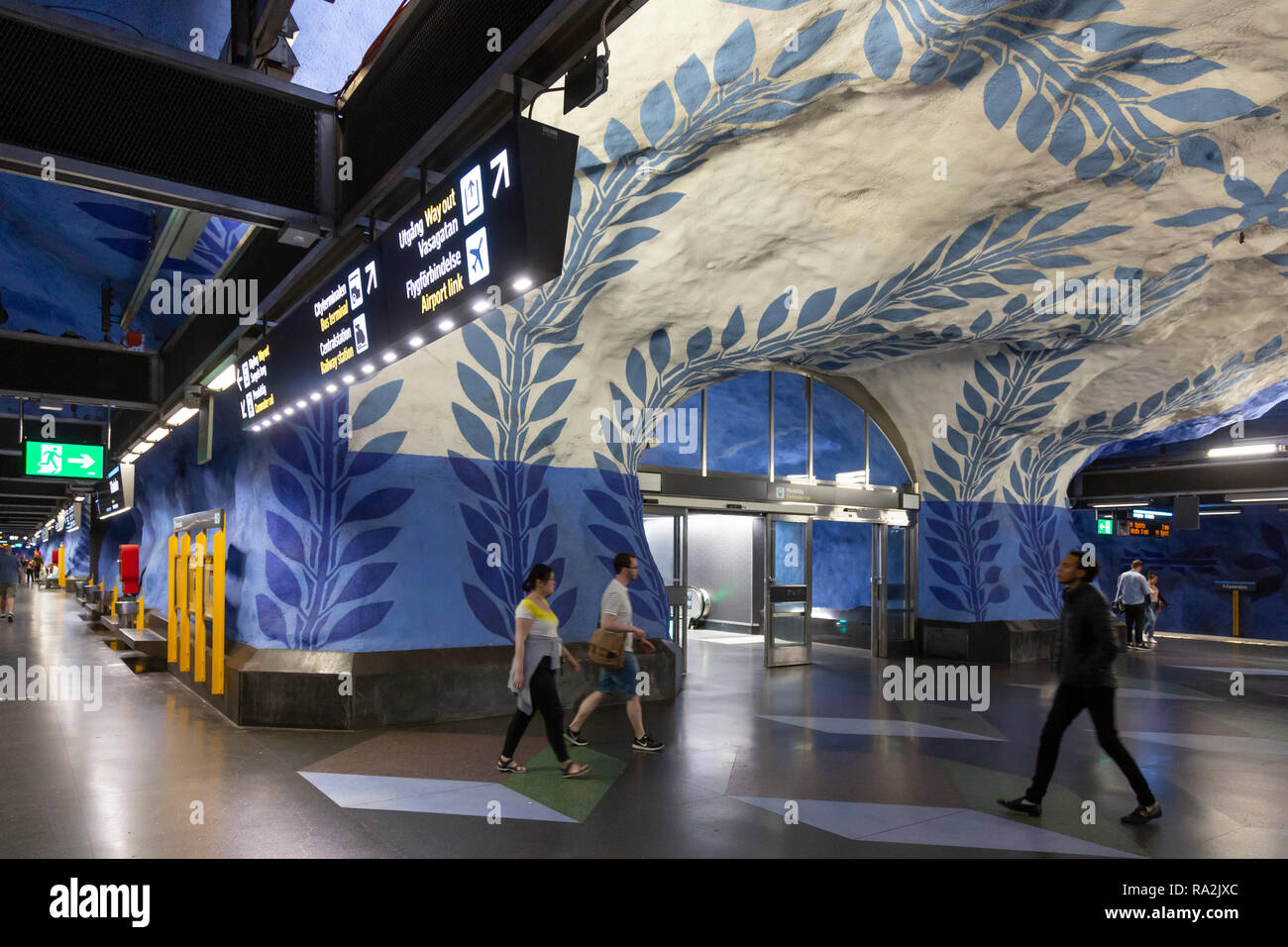 T-Centralen metro station, Stockholm, Sweden Stock Photo - Alamy