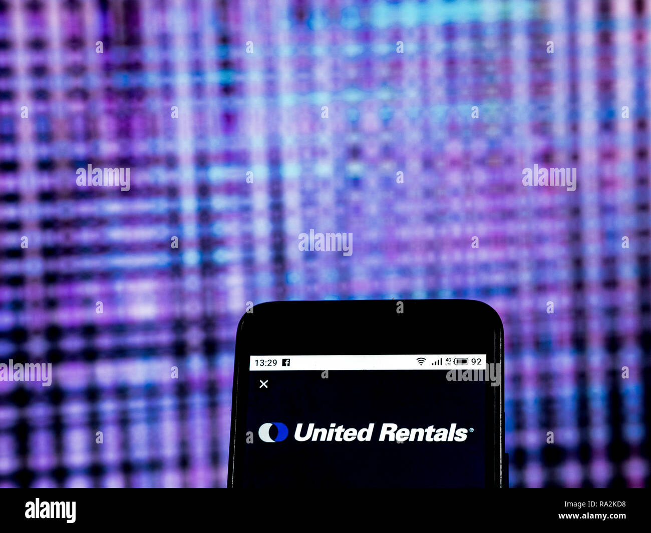 United rentals logo hi-res stock photography and images - Alamy