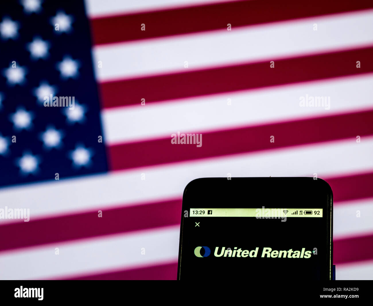 United rentals logo hi-res stock photography and images - Alamy