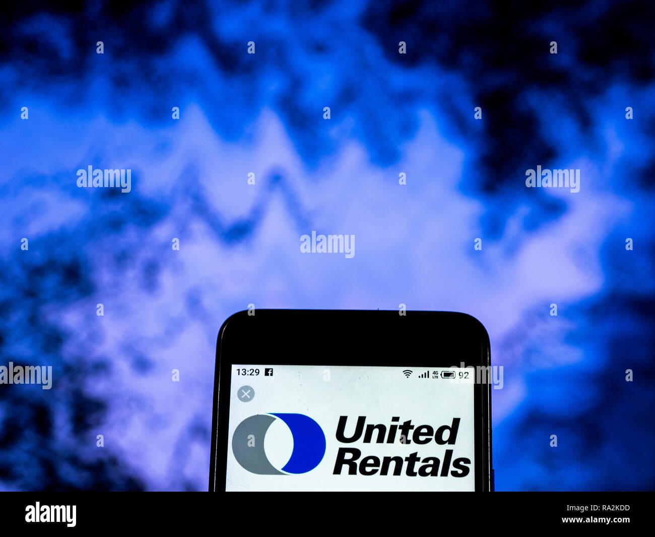 United rentals logo hi-res stock photography and images - Alamy