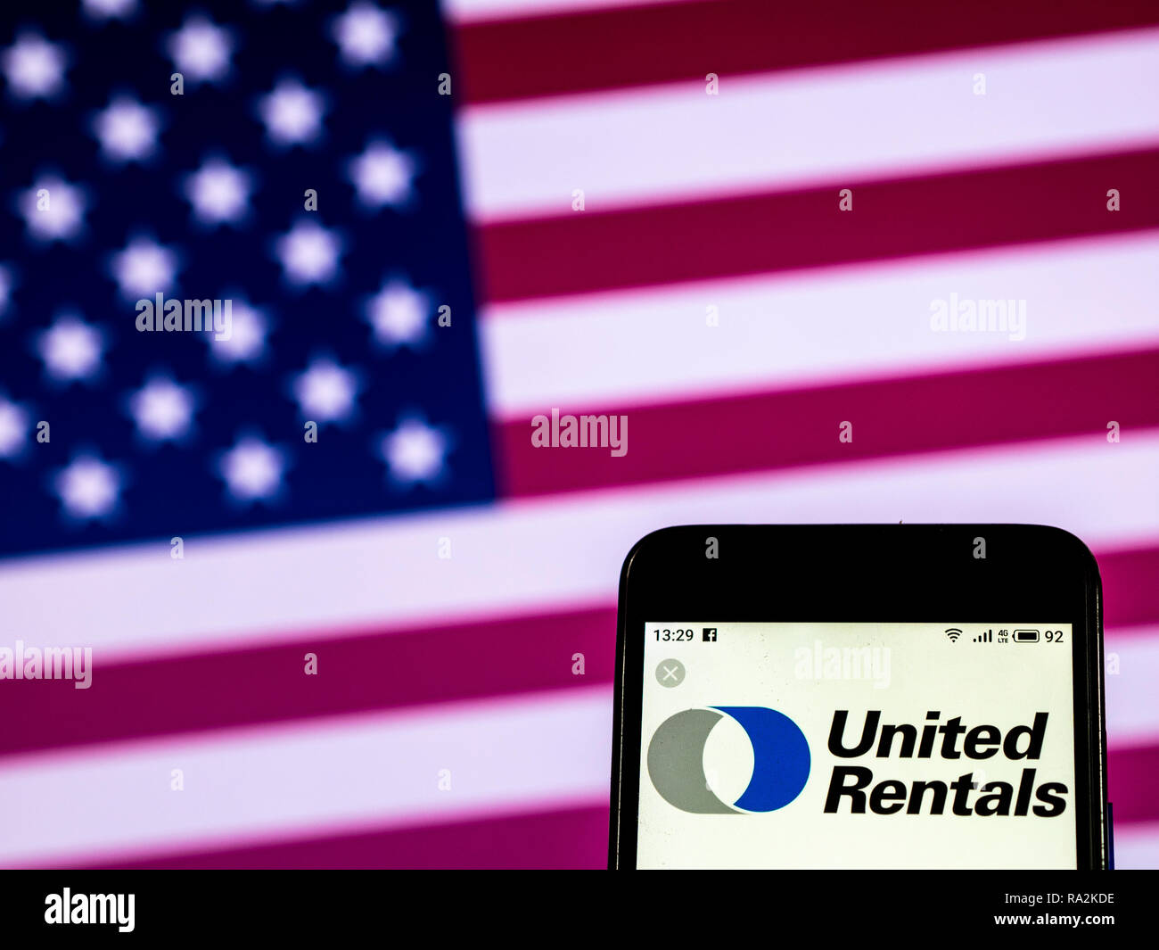 United rentals logo hi-res stock photography and images - Alamy