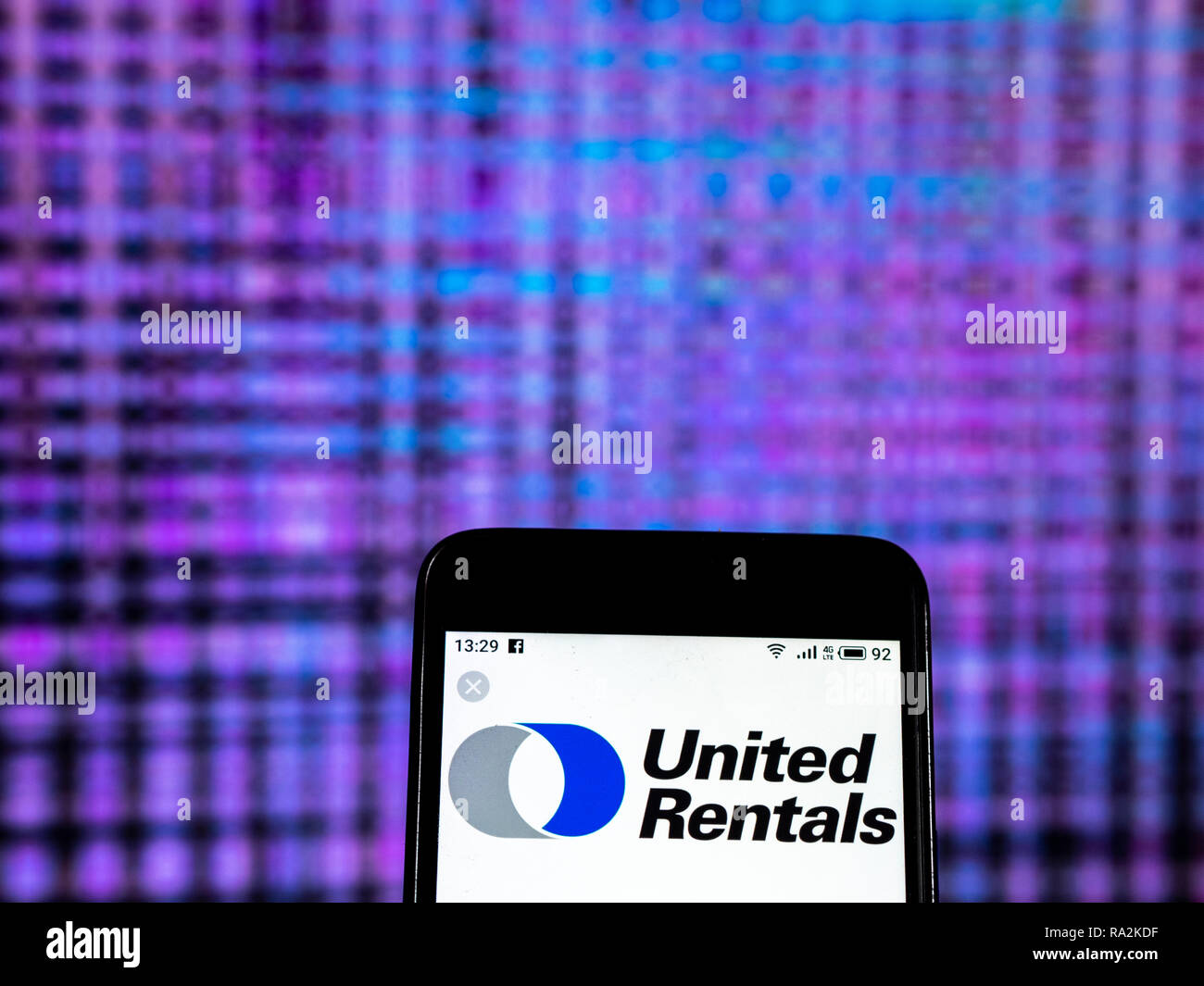 United rentals logo hi-res stock photography and images - Alamy