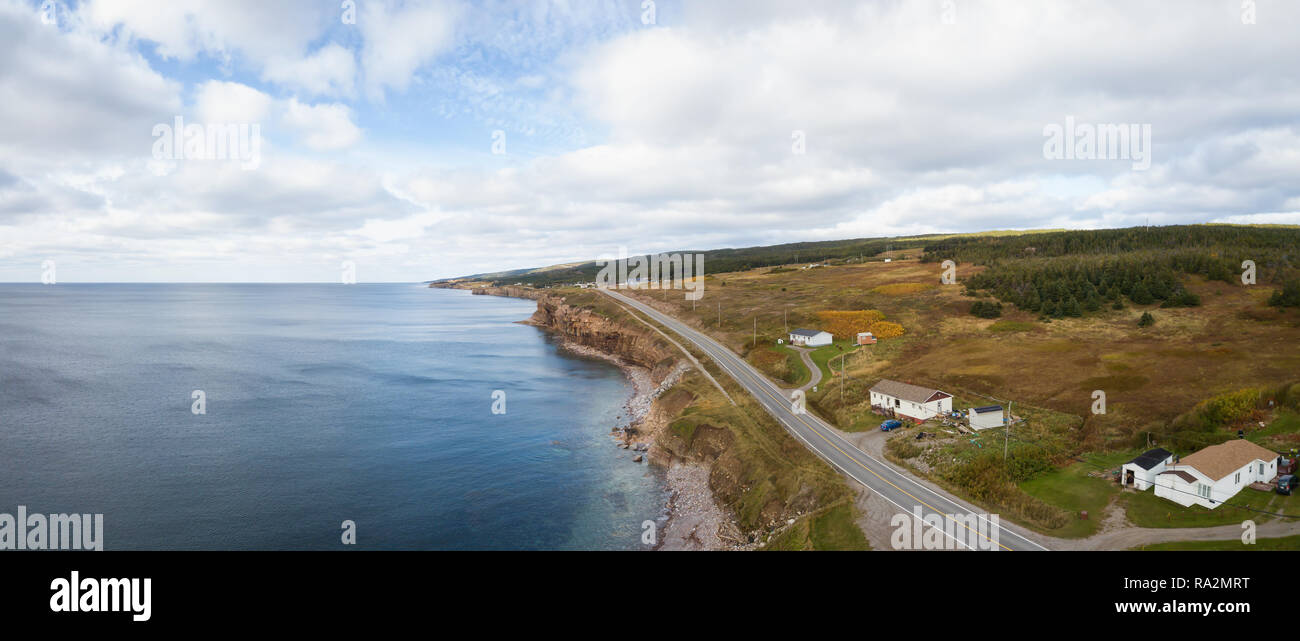 Port au port west aguathuna felix cove hi-res stock photography and ...