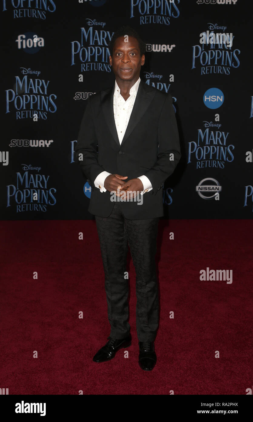 Disney's 'Mary Poppins Returns' World Premiere Featuring: Kobna ...