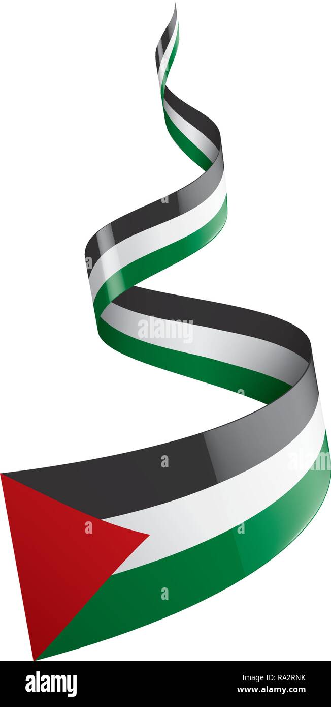Waving palestine flag official Cut Out Stock Images & Pictures - Alamy