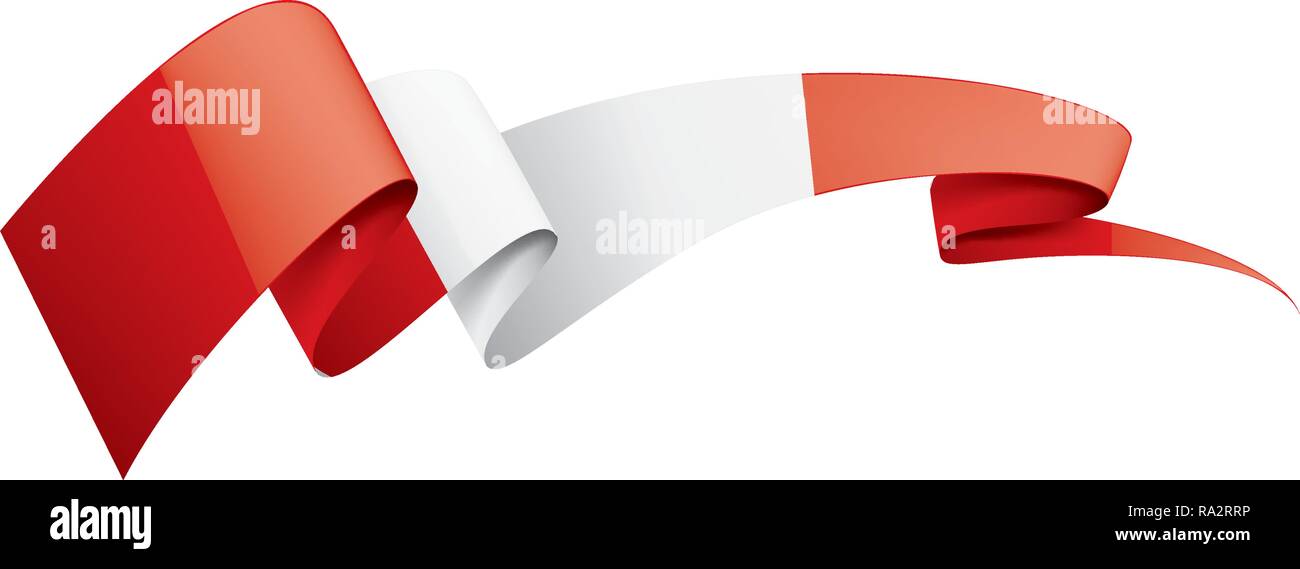 Peru flag, vector illustration on a white background Stock Vector Image ...