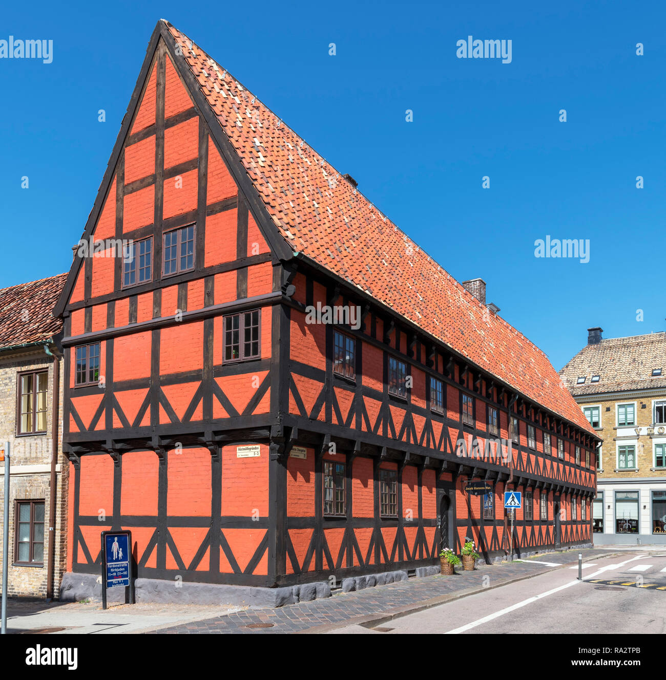 Historic 17th century Jacob Hansen's House (Jacob Hansens Hus) in the ...