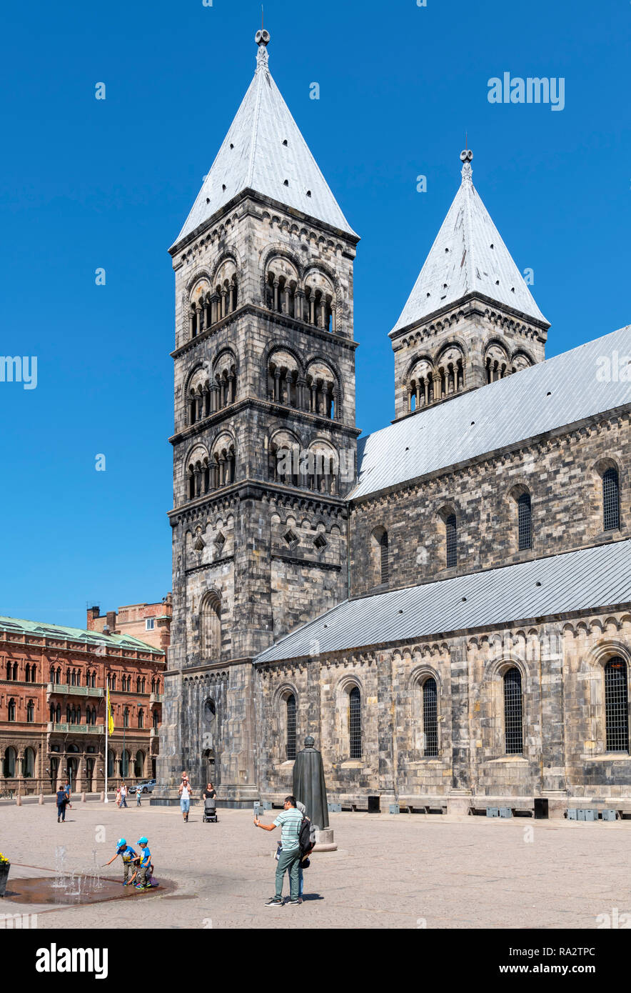 Lund Cathedral (Lunds domkyrka), Lund, Scania, Sweden Stock Photo - Alamy