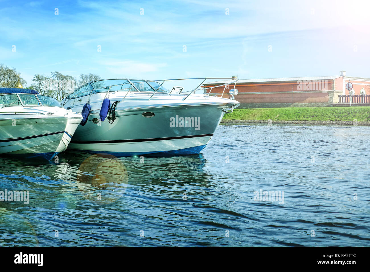 Inflatable Boat Motor Deck Ship High Resolution Stock Photography and ...