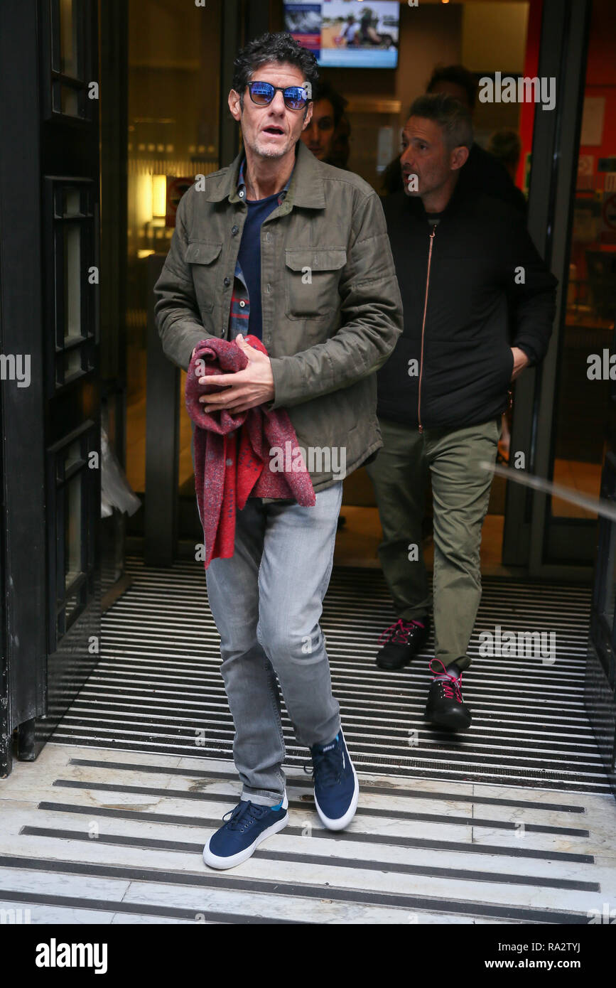 Beastie Boys leaving BBC Radio Two studios - London Featuring: Mike D ...