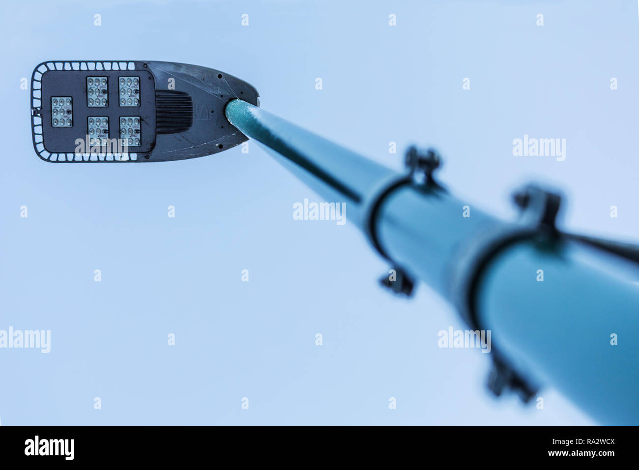 LED street lamp lighting fixture with luminaire unit design showing ...