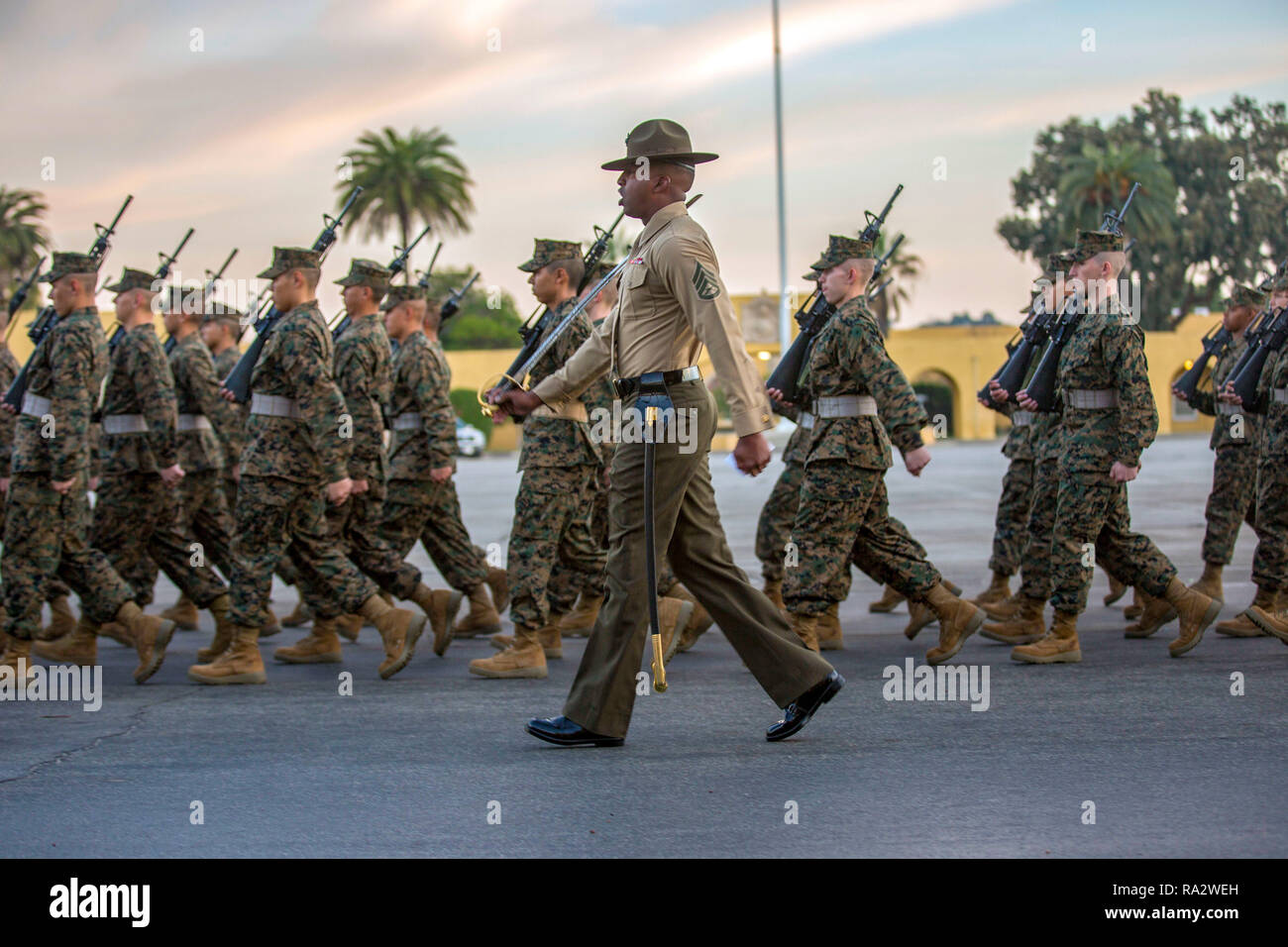 Us navy march boot camp hi-res stock photography and images - Alamy