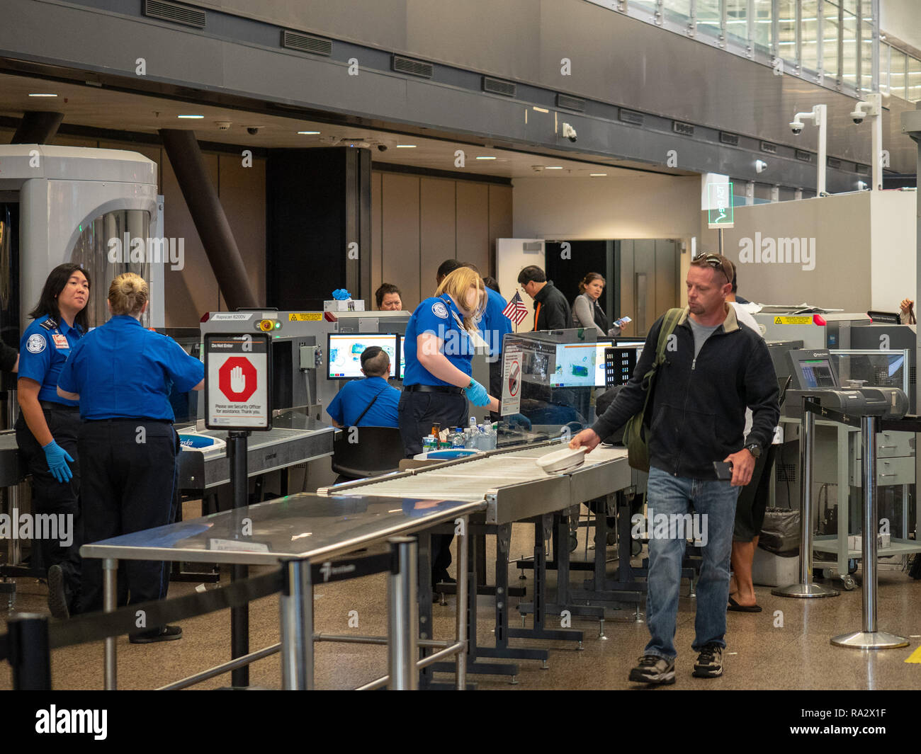 Airport Security Checkpoint Sign