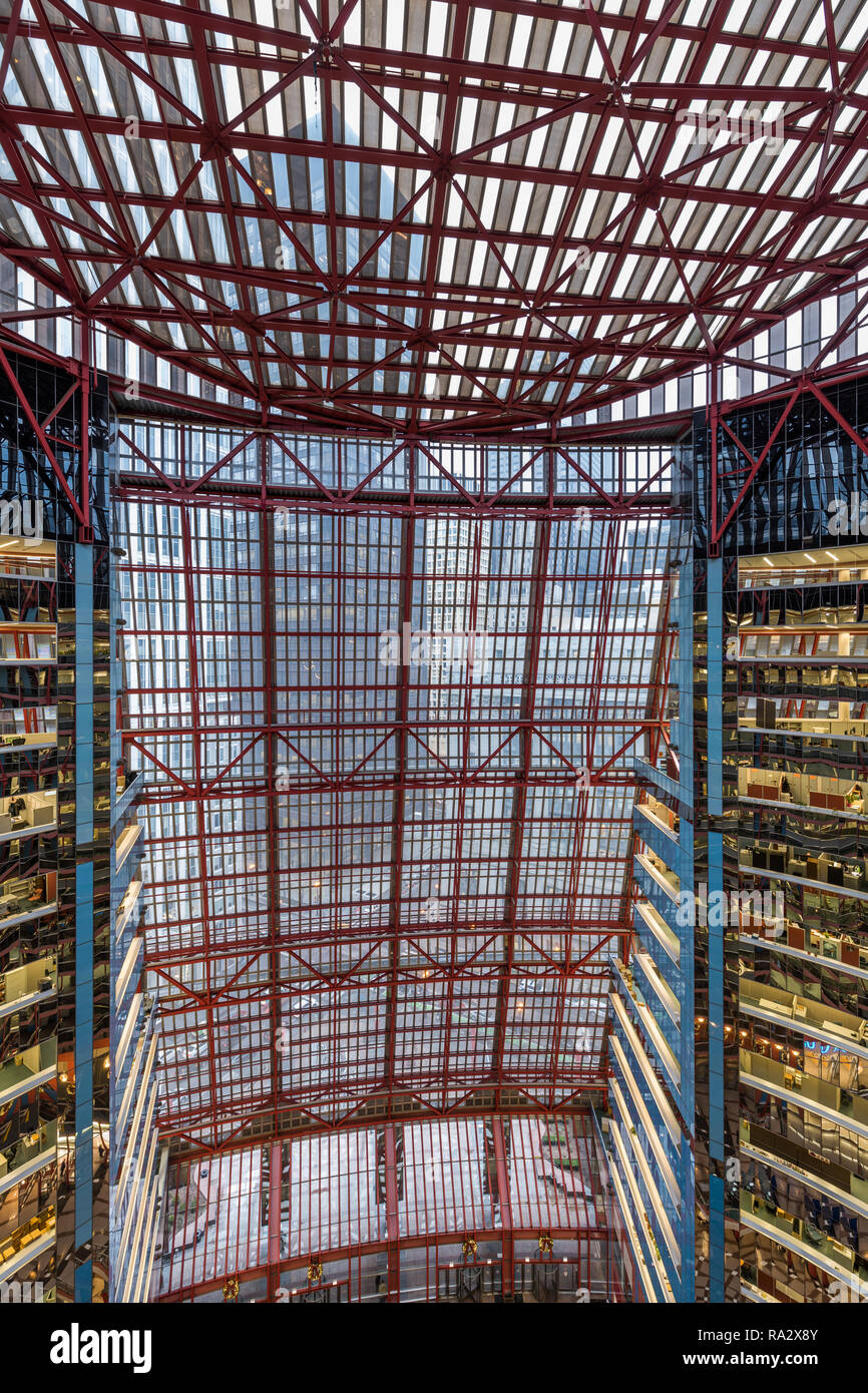 Interior atrium of the James R. Thompson Center - State of Illinois ...