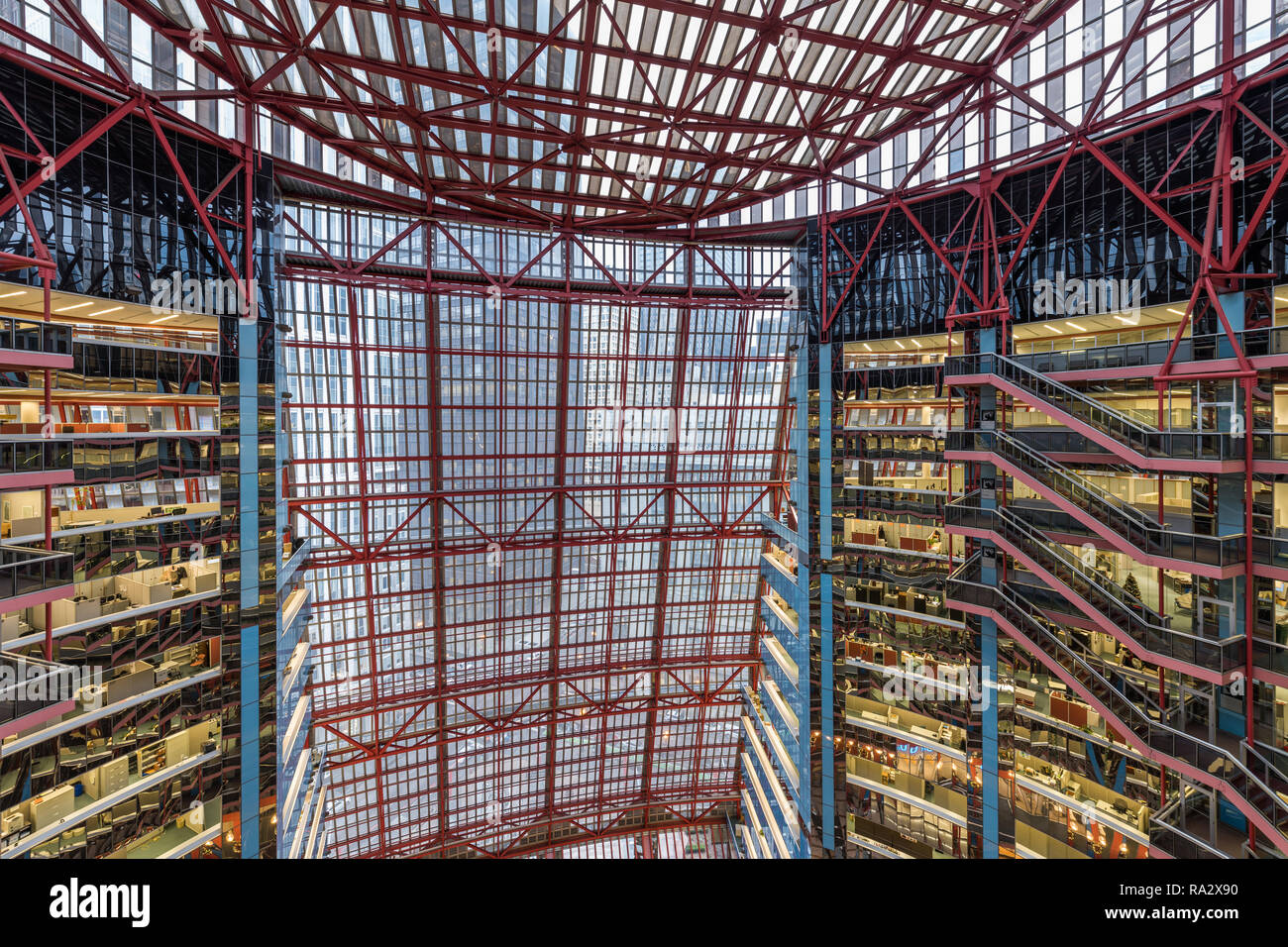 Interior atrium of the James R. Thompson Center - State of Illinois ... Interior atrium of the James R. Thompson Center - State of Illinois ...