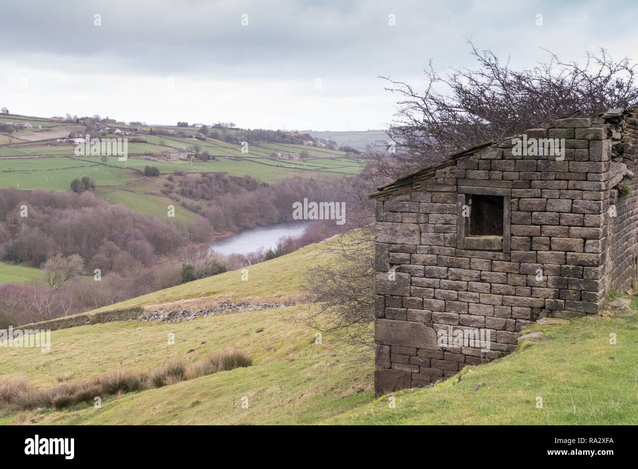 Ryburn reservoir hi-res stock photography and images - Alamy