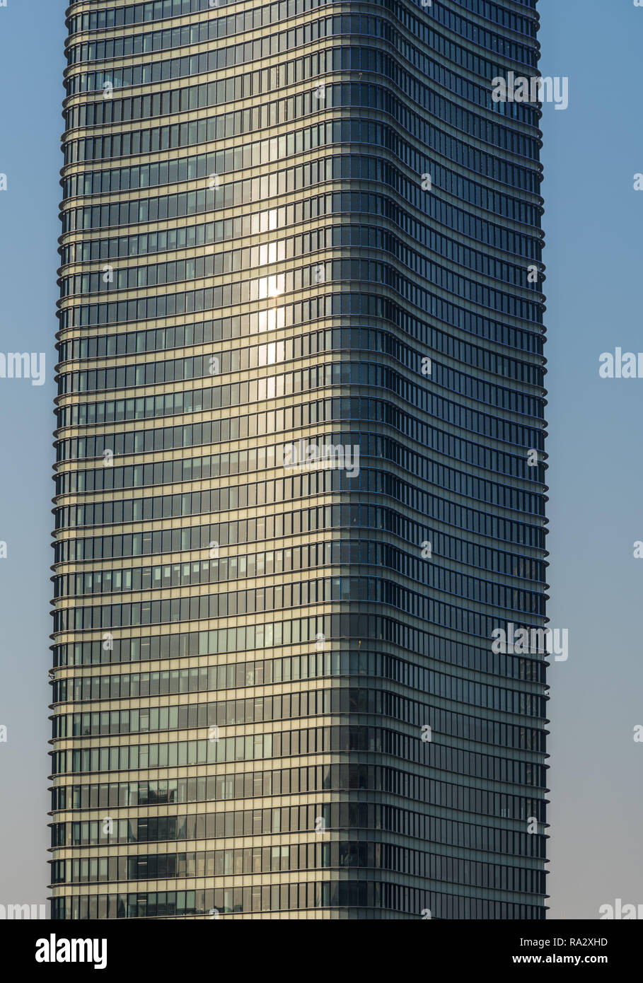 Detail of windows in modern Shanghai building Stock Photo - Alamy
