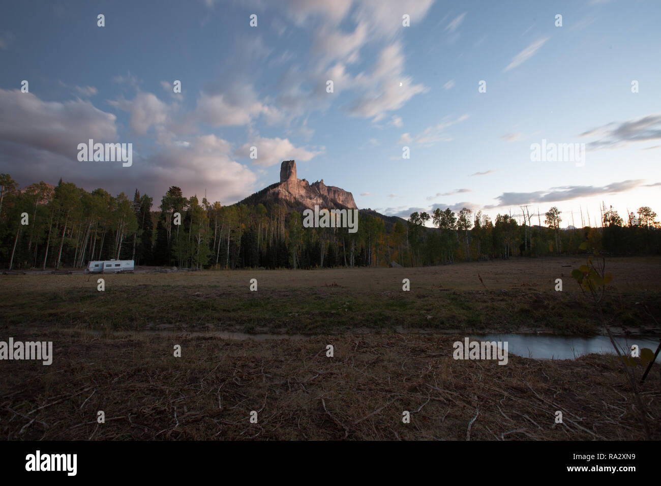 Colorado chimney rock courthouse mountain hi-res stock photography and ...