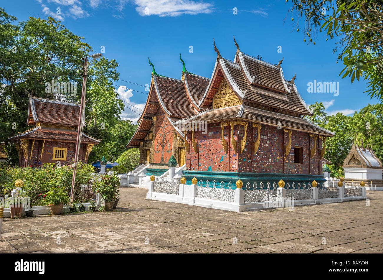 Wat Xieng Thong of Luang Prabang in Laos Stock Photo - Alamy