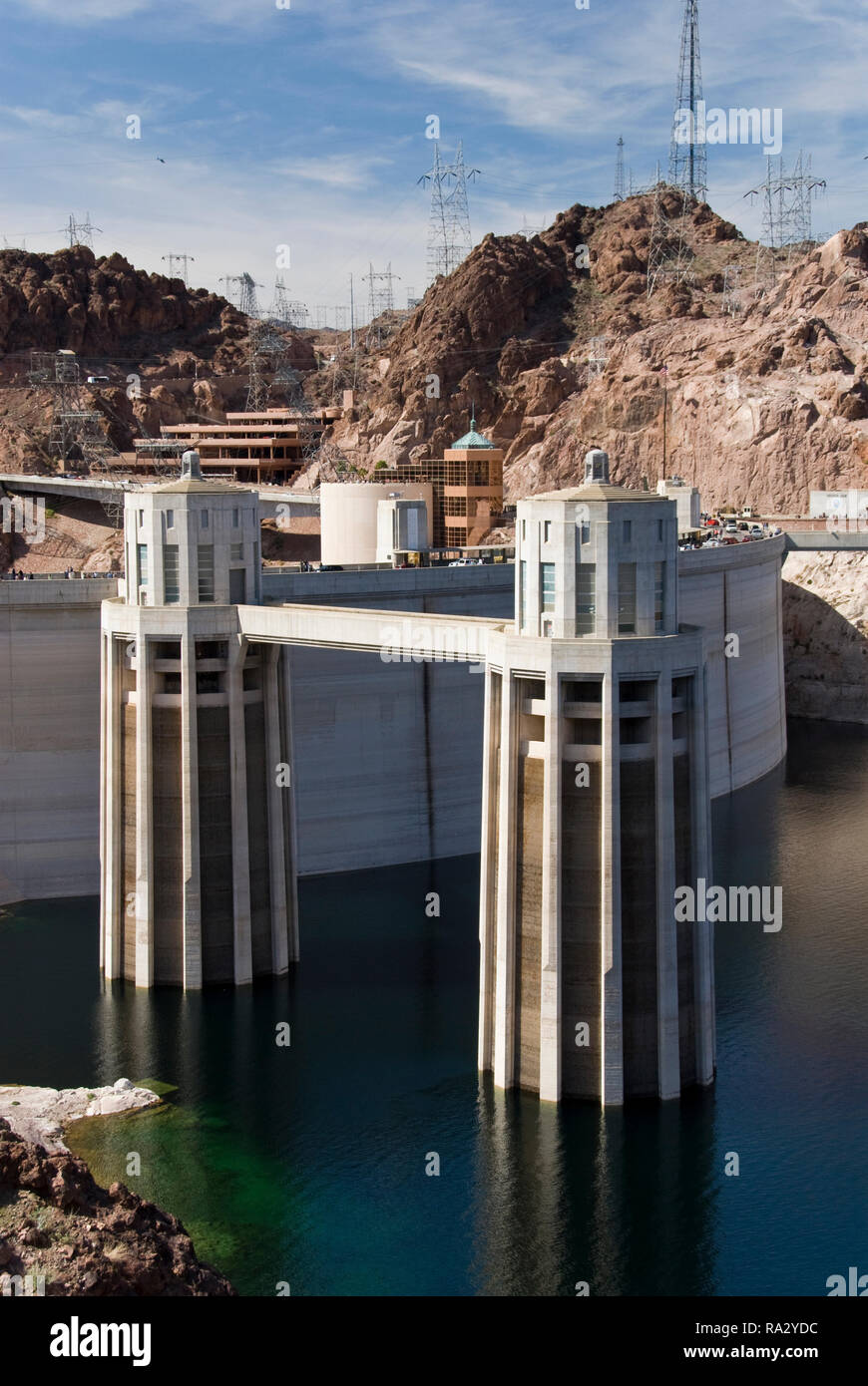 Hoover Dam, located near Las Vegas, supplies electricity to Nevada ...