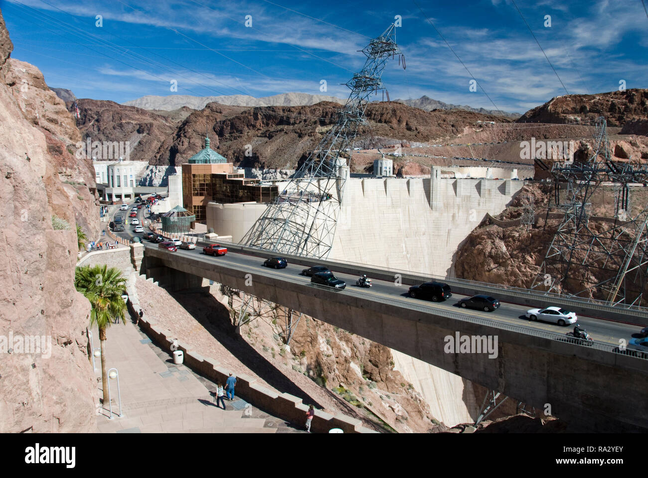 Hoover Dam, located near Las Vegas, supplies electricity to Nevada ...