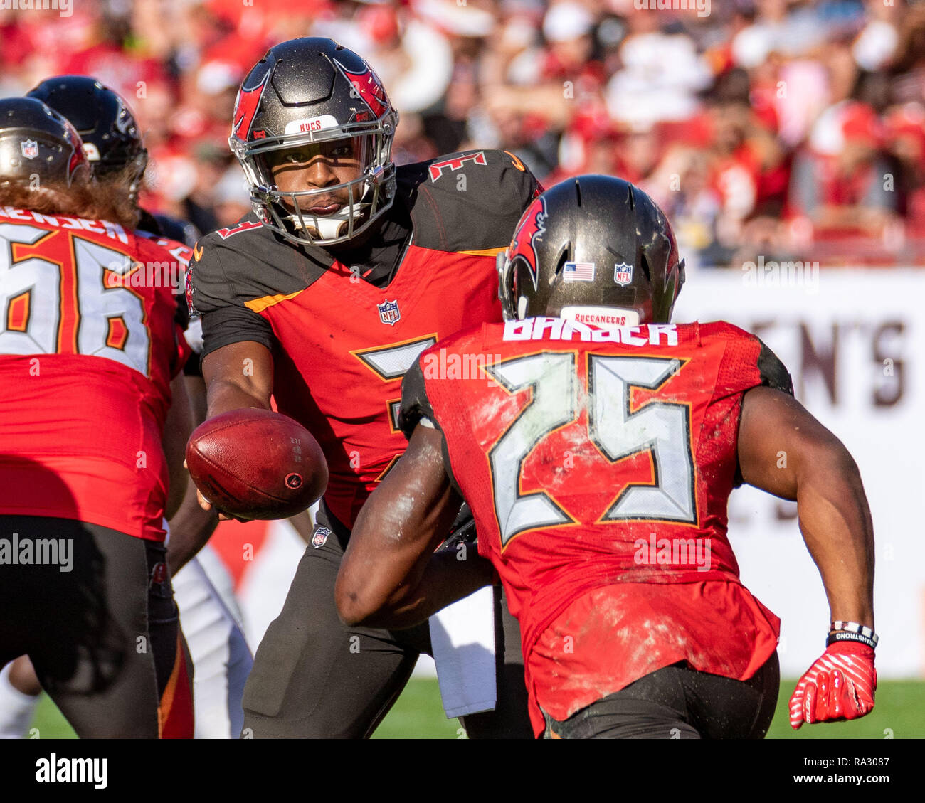 Tampa, Florida, USA. 30th Dec, 2018. Tampa Bay Buccaneers quarterback ...