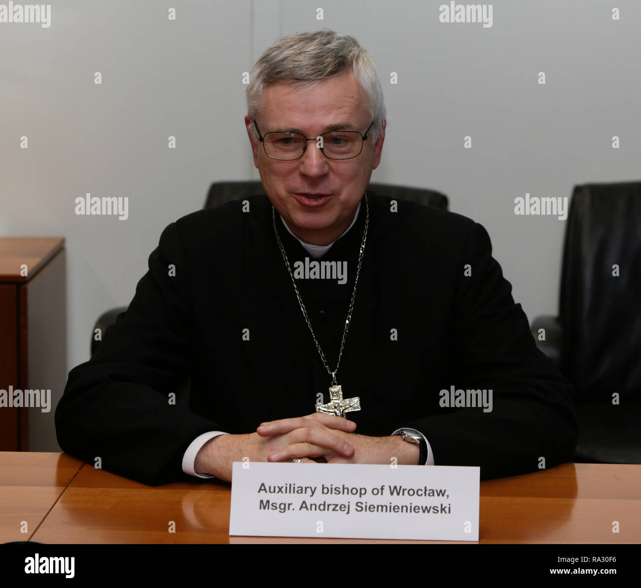 Madrid, Spain. 30th Dec, 2018. Andrzej Siemieniewski, the auxiliary ...
