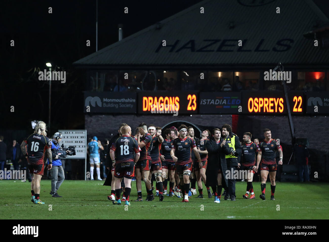 The scoreboard shows the final score hi-res stock photography and ...