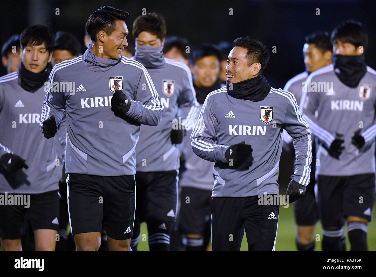 Chiba, Japan. Credit: MATSUO. 28th Dec, 2018. (L-R) Tomoaki Makino, /Yuto Nagatomo (JPN ...