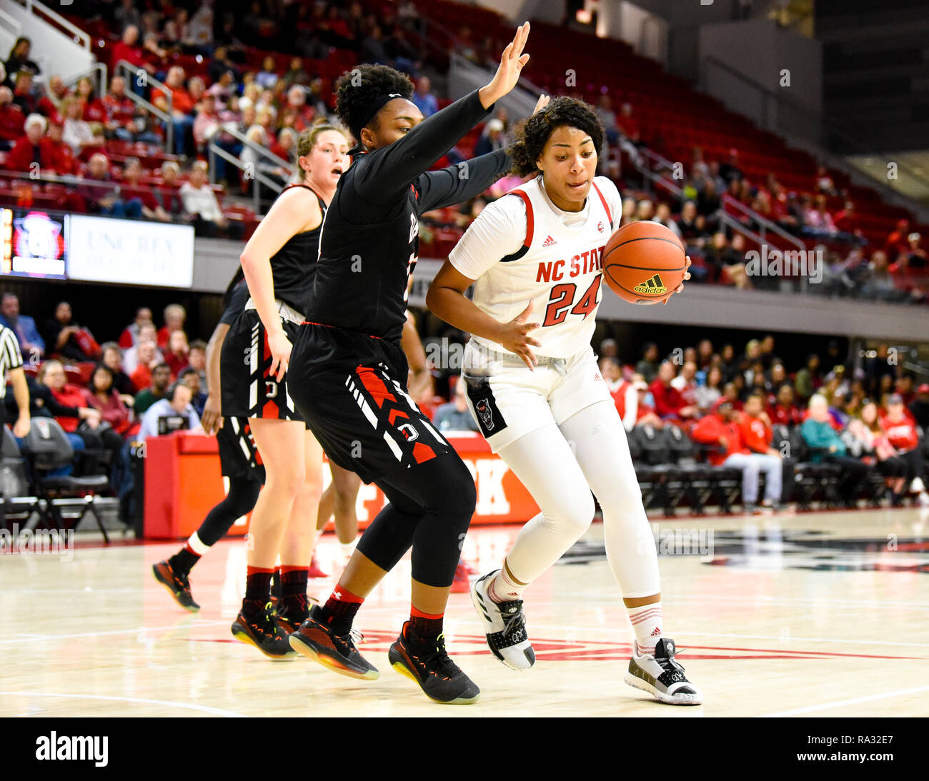Raleigh, North Carolina, USA. 30th Dec, 2018. NC State Wolfpack forward ...