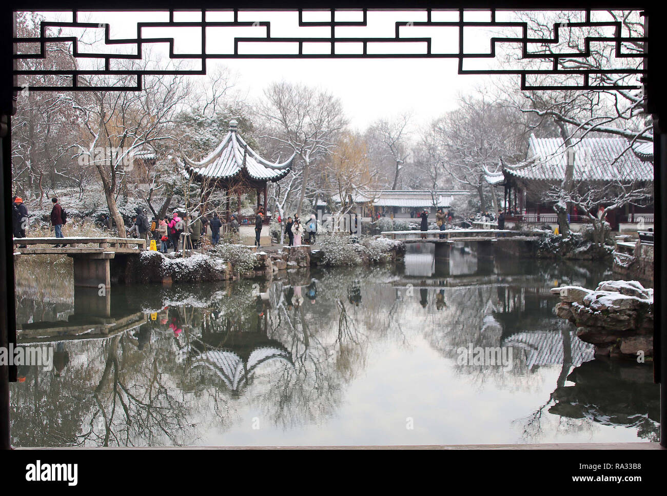 Humble administrator's garden snow hi-res stock photography and images ...