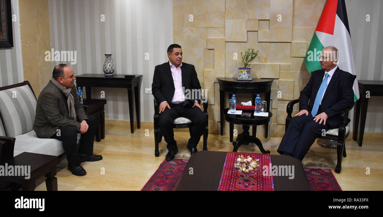 Ramallah, West Bank, Palestinian Territory. 31st Dec, 2018. Palestinian ...