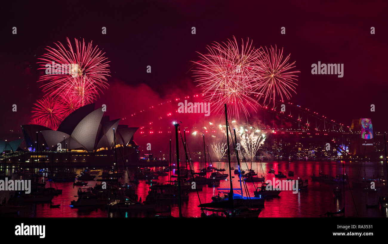 2018 fireworks hi-res stock photography and images - Alamy