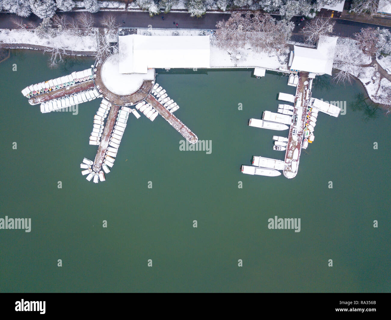 Changsha. 31st Dec, 2018. Aerial photo taken on Dec. 31, 2018 shows the ...