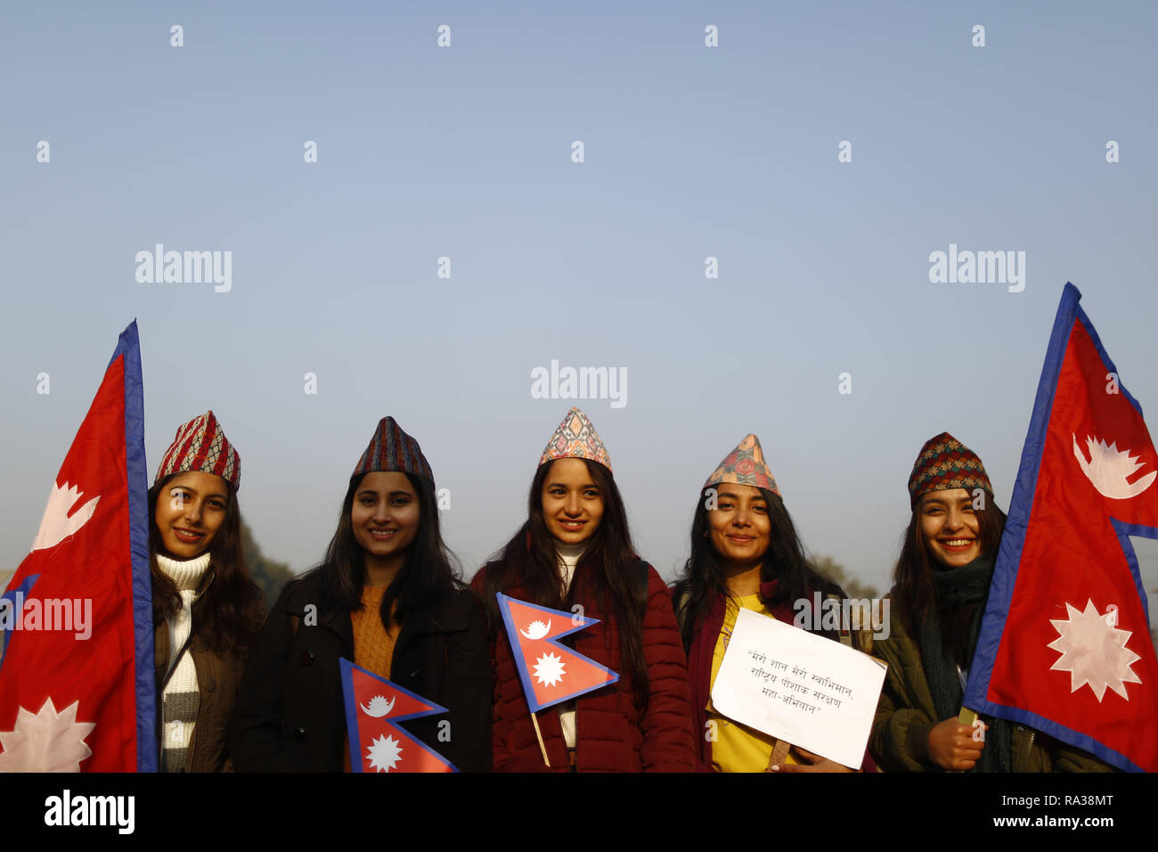 Nepal national cap hi-res stock photography and images - Alamy