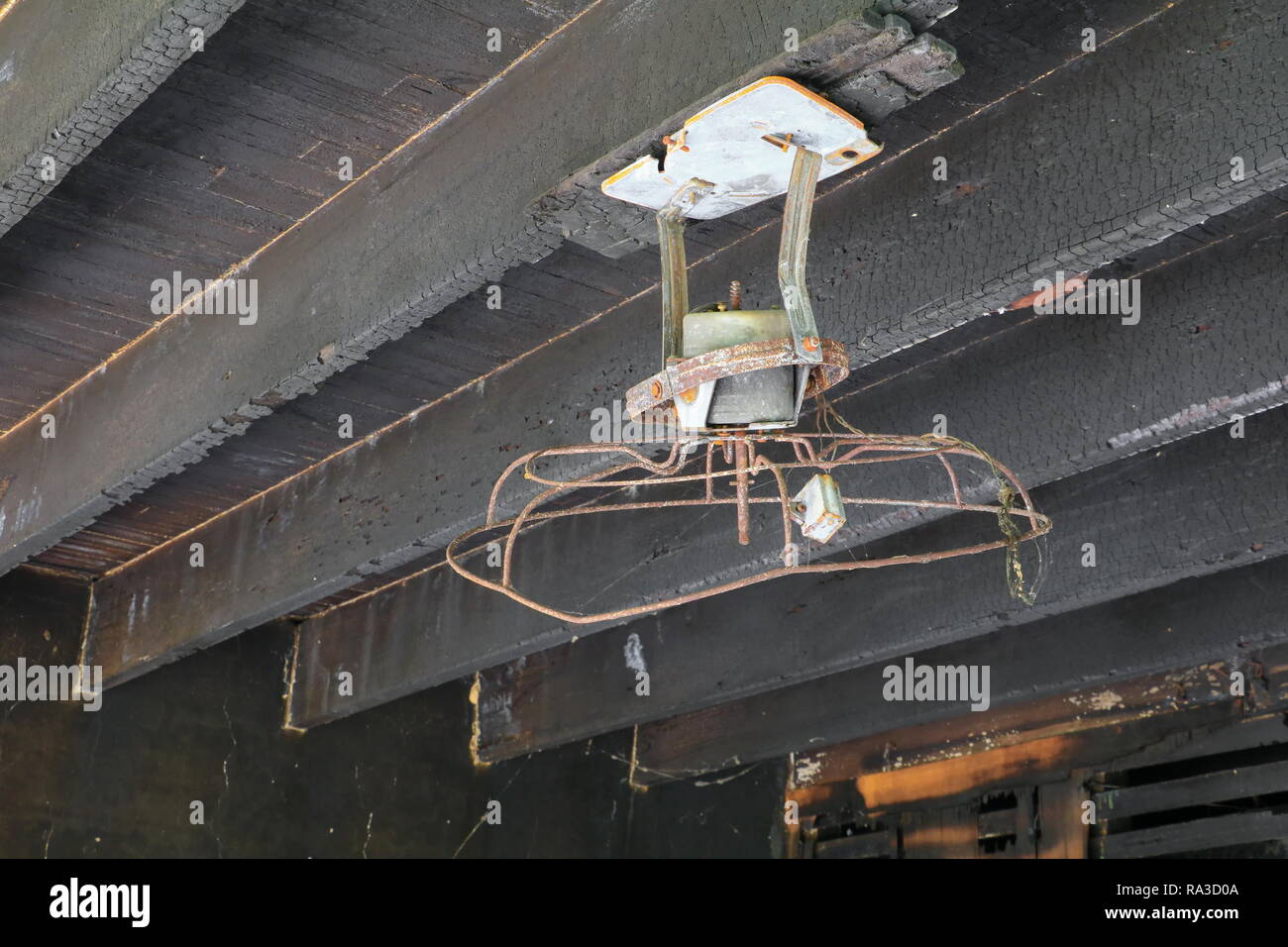 Fire conflagration steel construction hi-res stock photography and ...