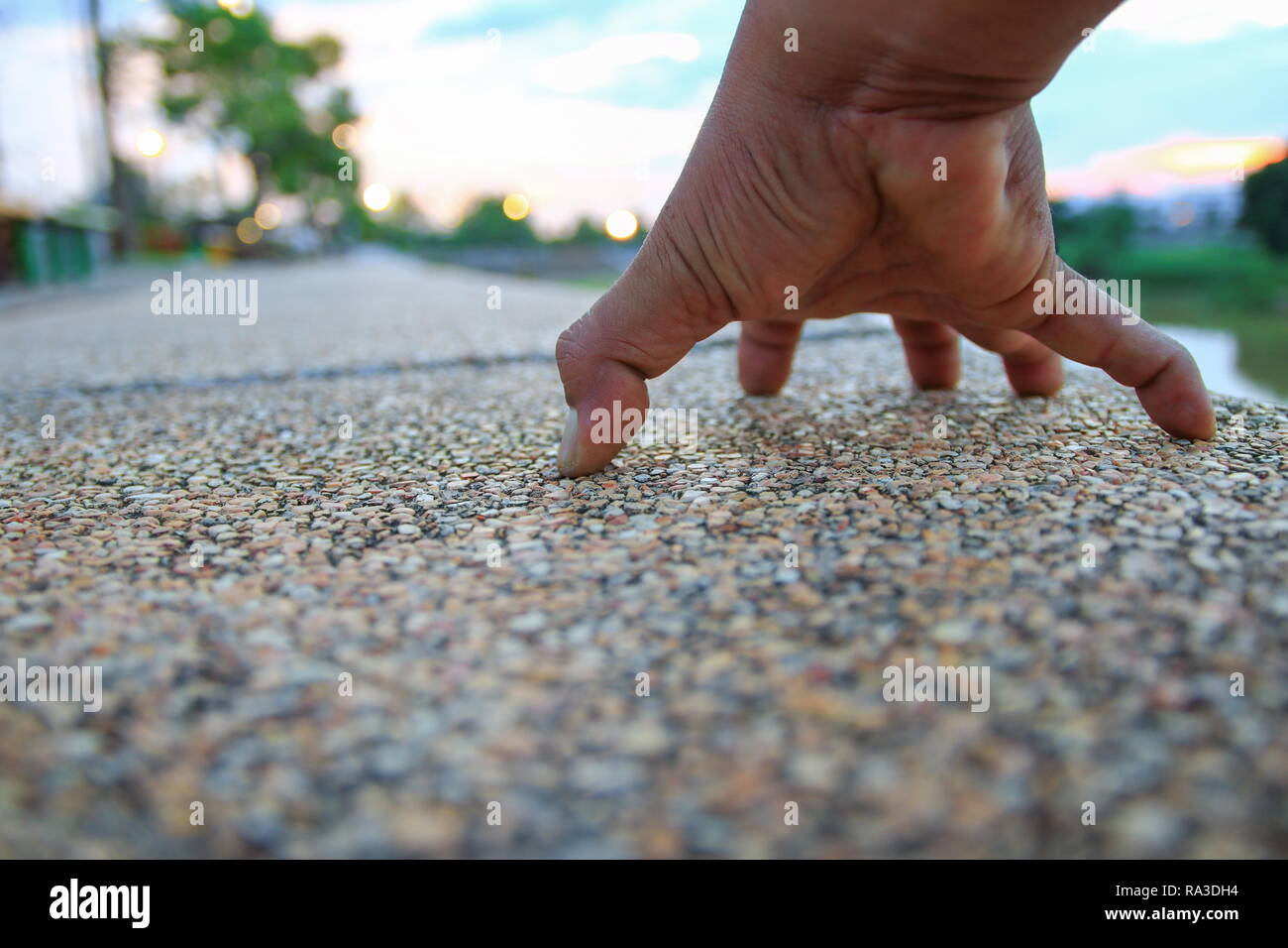 Palm of hand hold stone hi-res stock photography and images - Alamy