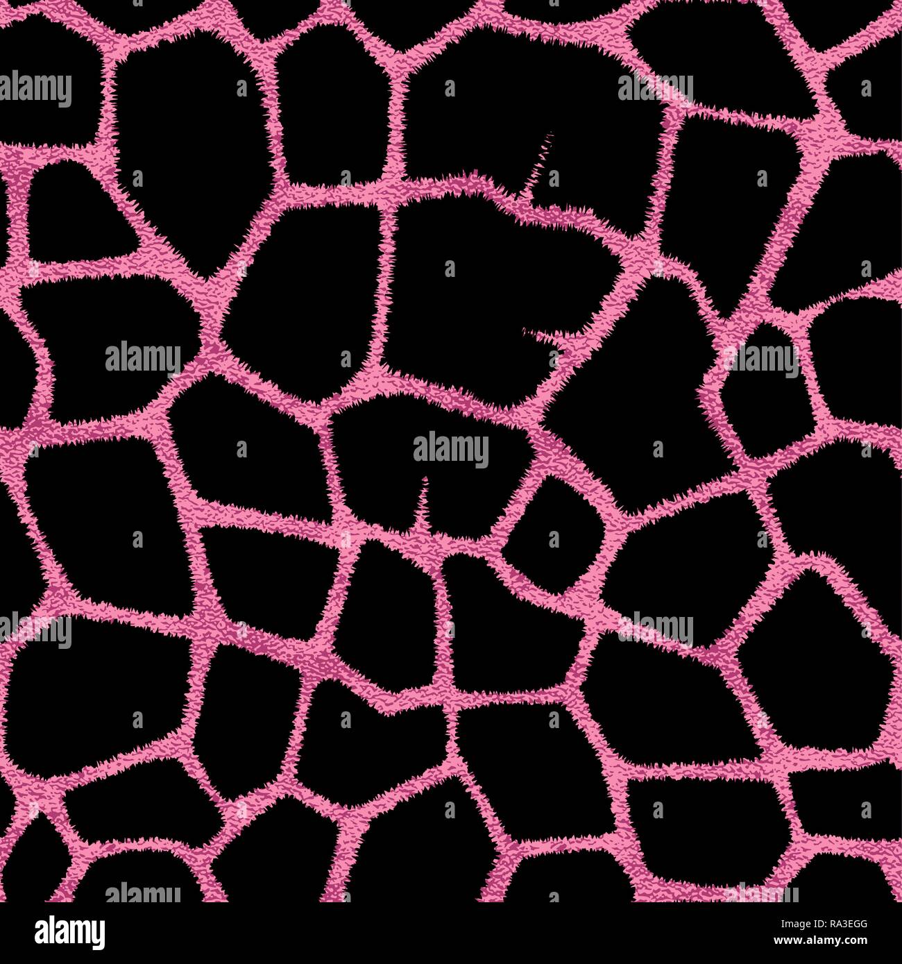 Pink Giraffe Print Background