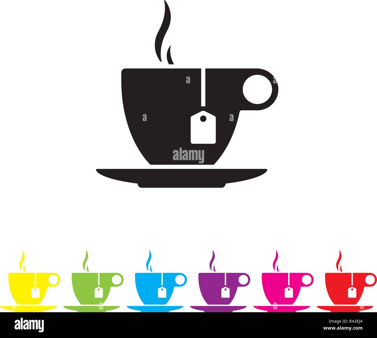 Tea vector vectors hi-res stock photography and images - Alamy