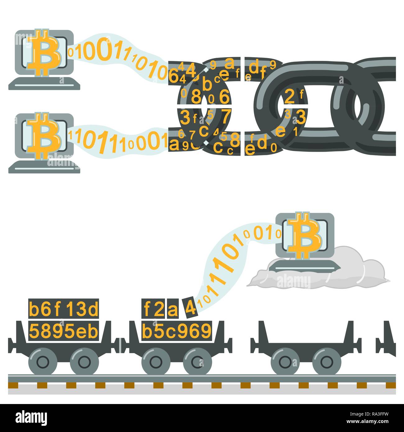 Blockchain public ledger hi-res stock photography and images - Alamy
