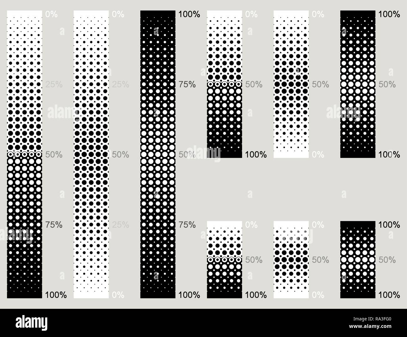 Gradient Pattern Fading Stock Vector Images Alamy