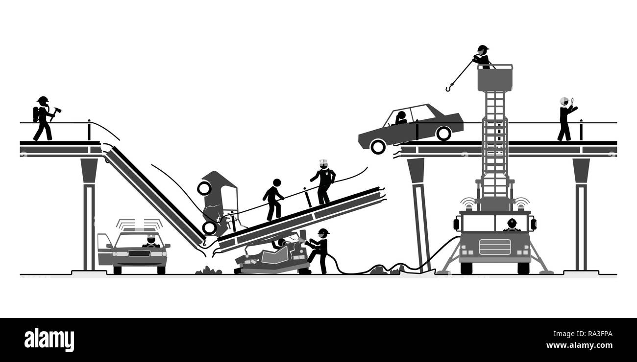 Ladder crushed Stock Vector Images - Alamy