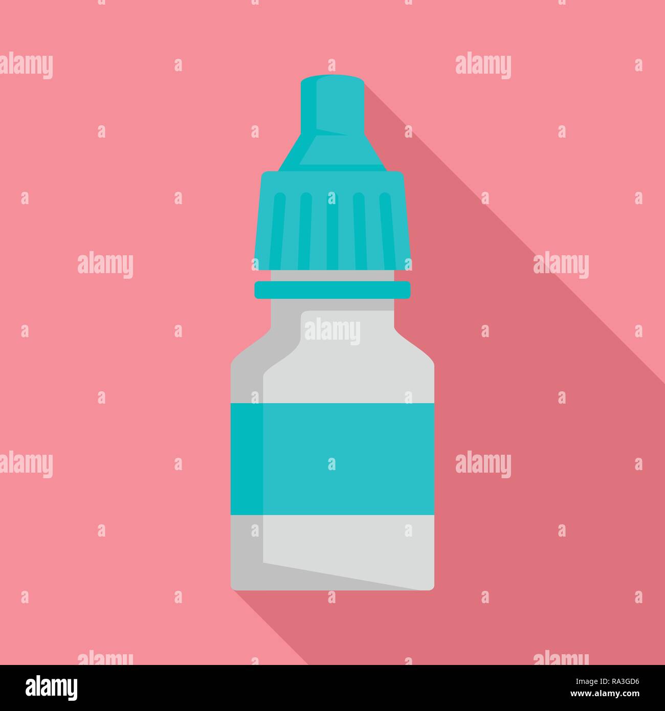 Drop bottle icon. Flat illustration of drop bottle vector icon for web ...