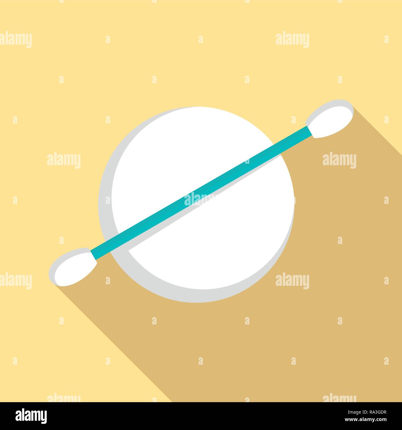 Clean lens stick icon. Flat illustration of clean lens stick vector ...
